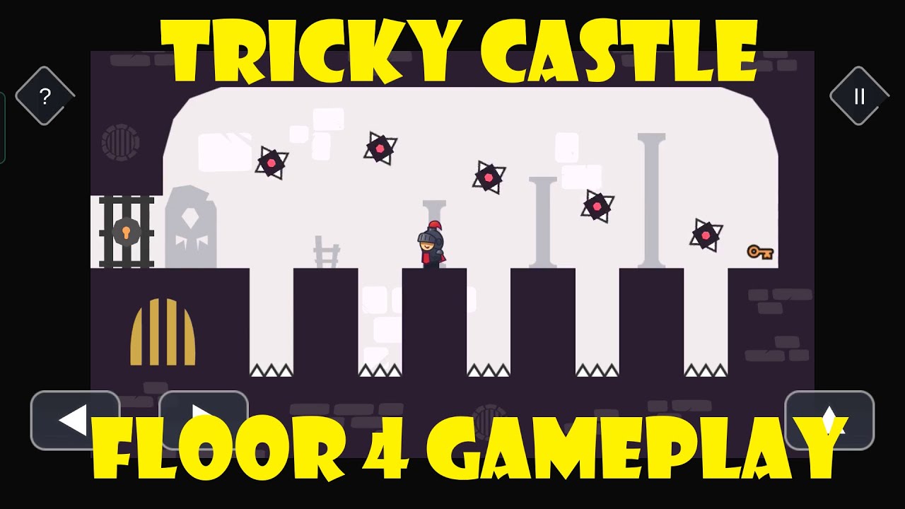 Tricky Castle Floor 4 (Level 31 - 40), Bats and Stars Gameplay. - YouTube