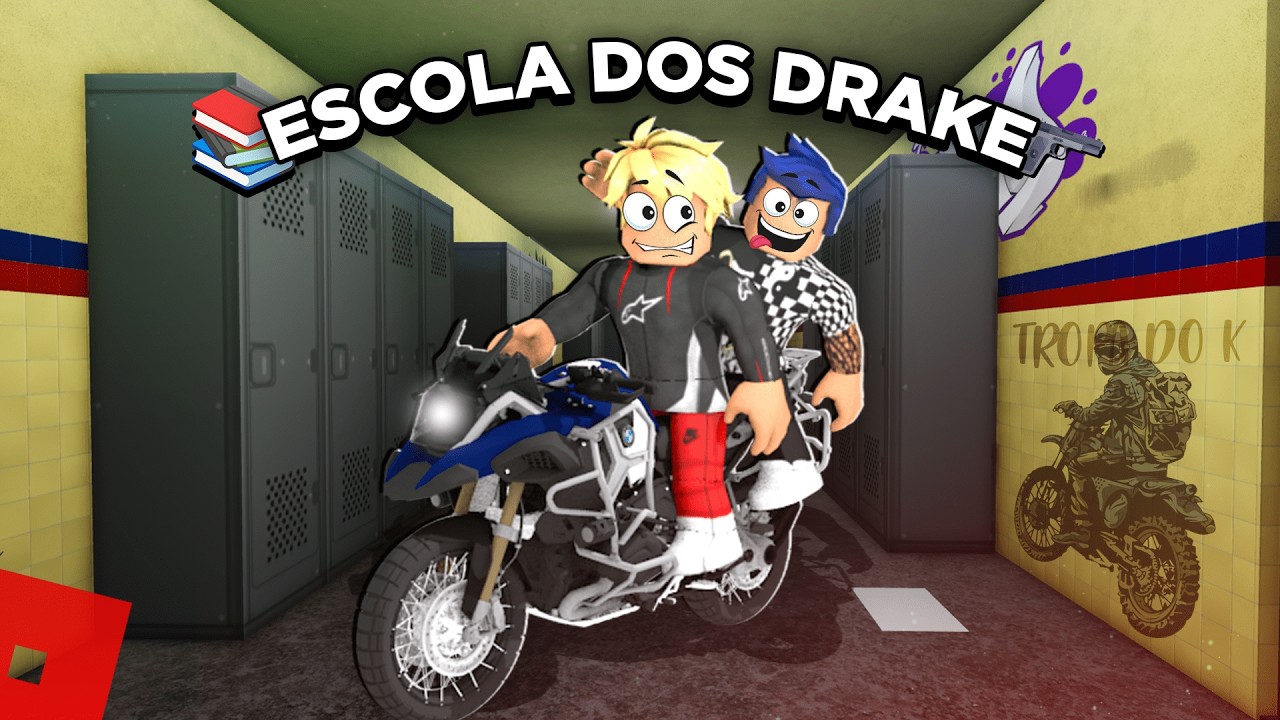 PRIMEIRO DIA na ESCOLA dos DRAKES! 🤑📚 | Roblox RP - YouTube