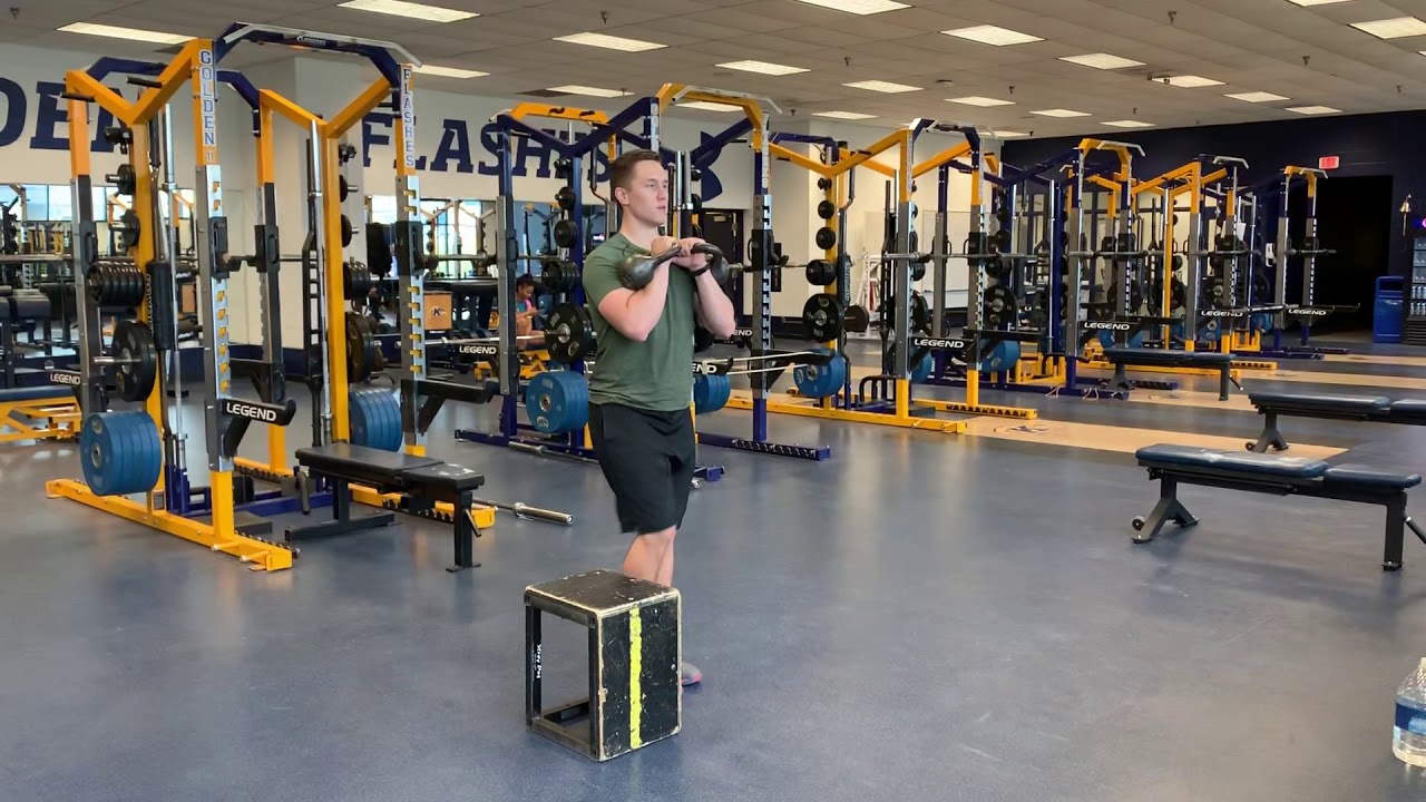 KB Front Rack Lateral Step Up - YouTube