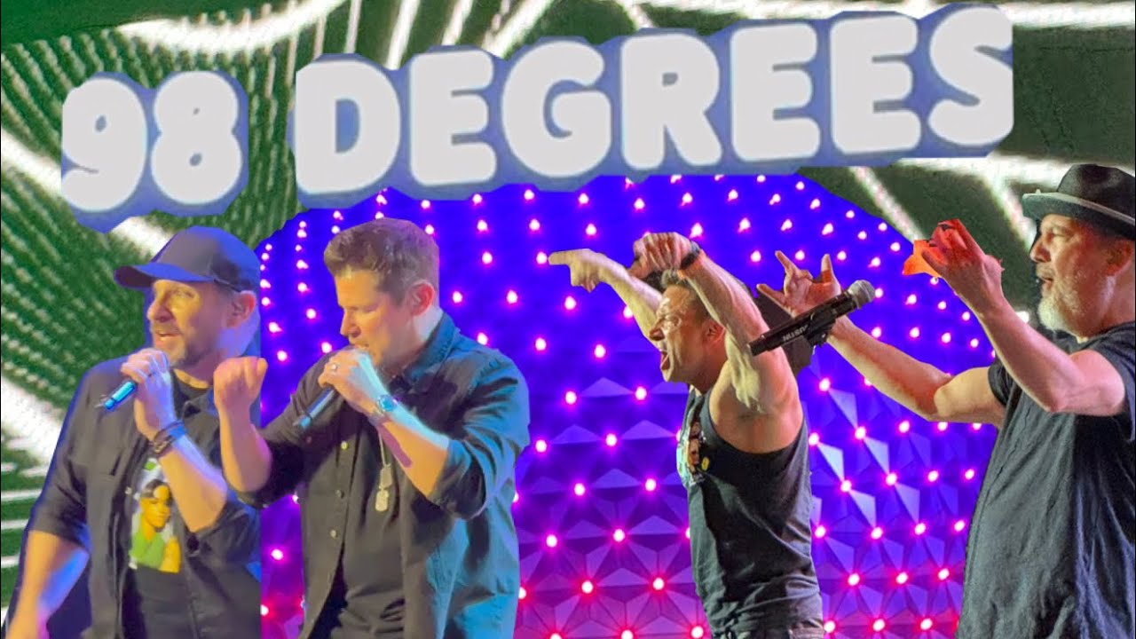 98 degrees at Epcot eat to the beat concert 2024 #98degrees #boyband ...