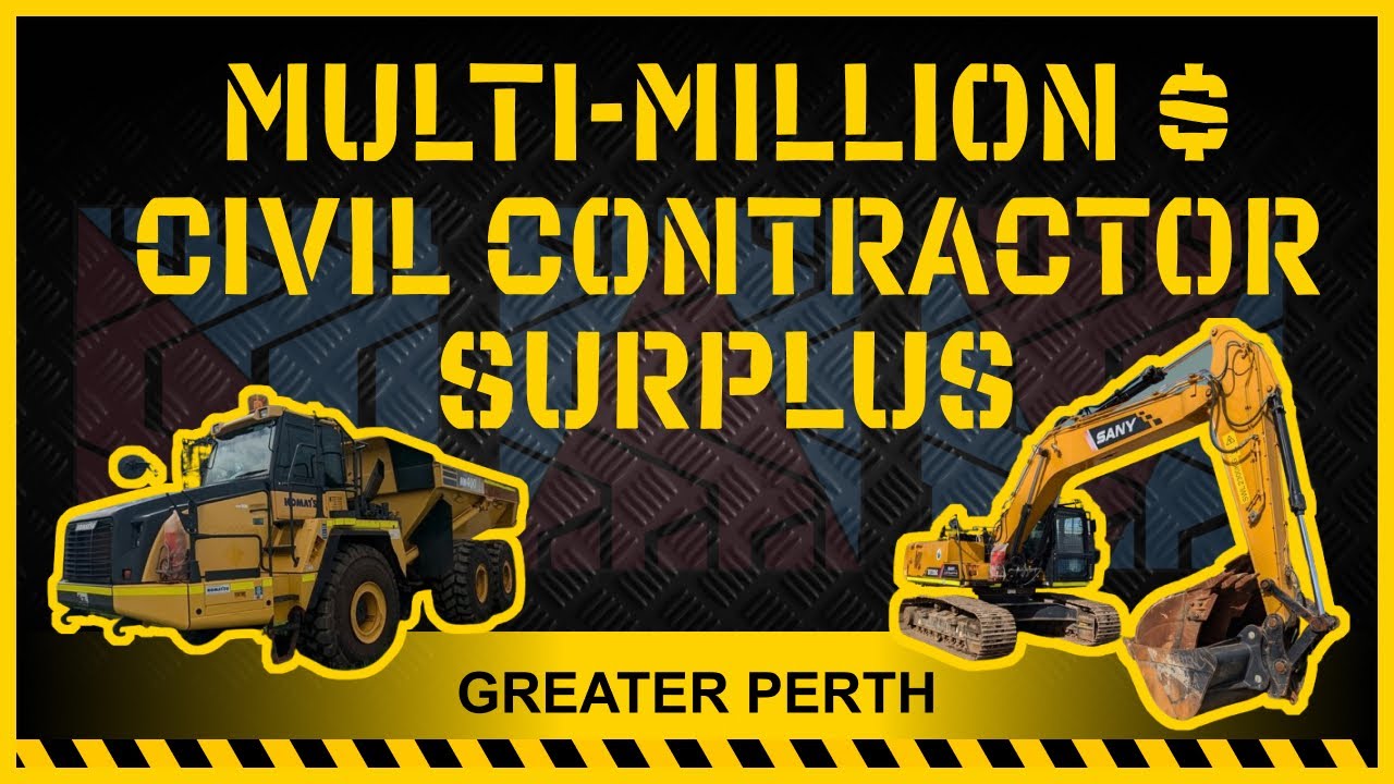 Multi Million $ Civil Contractor Surplus Auction! - YouTube