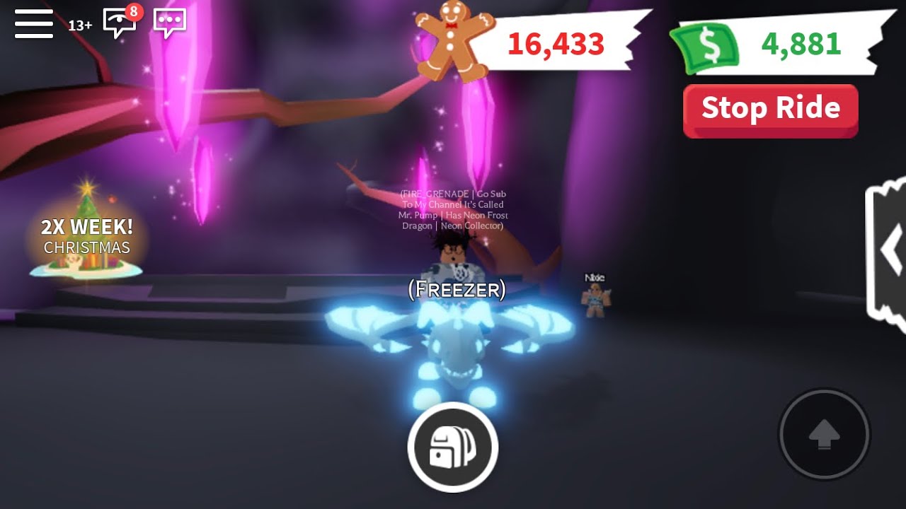MAKING A NEON FROST DRAGON IN ADOPT ME!!! (So Cool) - YouTube