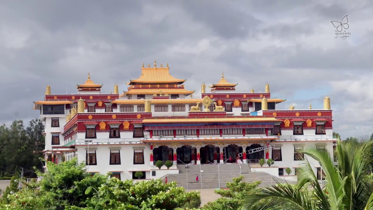 Drepung Loseling Monastery in Karnakata, South India. - YouTube
