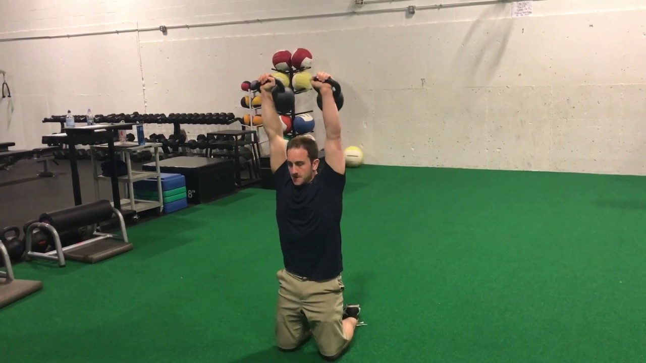 Kneeling Press, Tempo Squat, Front Rack Walk - YouTube