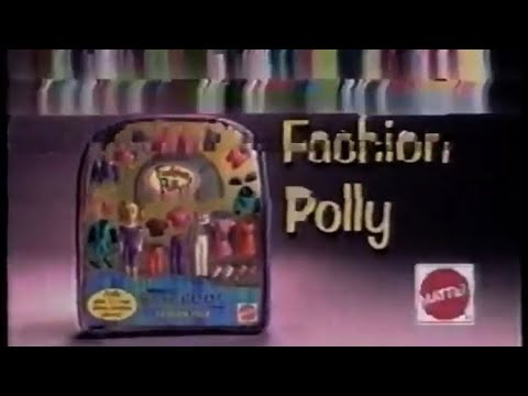 Comercial Polly Pocket Fashion Polly - 2000 (Mattel) Português BR
