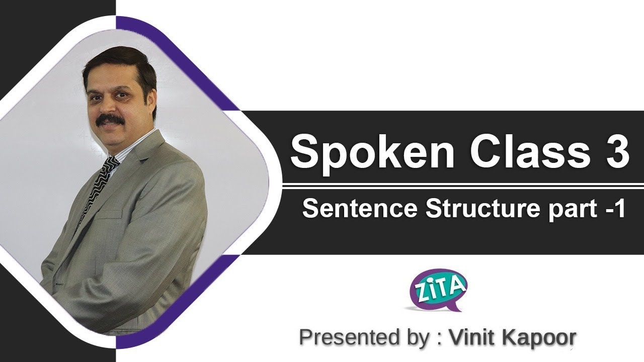 Spoken English Class 3 Basic English Concepts Sentence Structures How 