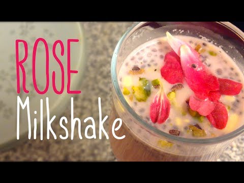 Mocktail│Rose Milkshake aka falooda - YouTube