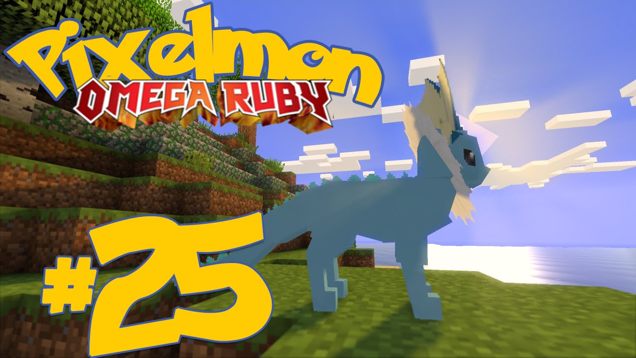 Vaporeon! - Pixelmon 3.2.5 Omega Ruby Server [25] (Beta Version) - YouTube