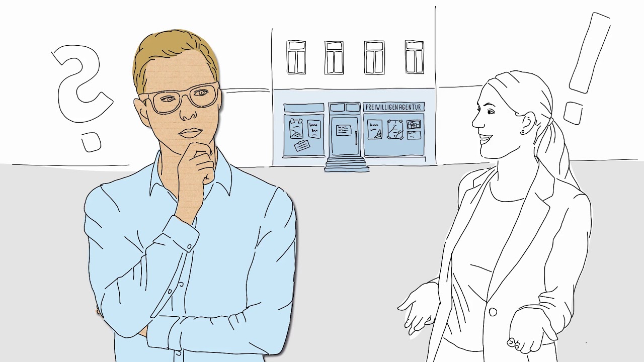 Was macht eigentlich eine Freiwilligenagentur? - YouTube