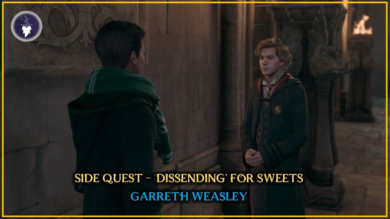 HOGWARTS LEGACY - SIDE QUEST: DISSENDING FOR SWEETS [Full Walkthrough ...