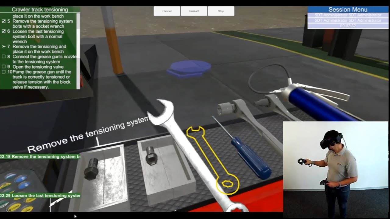 Maintenance Trainer - VR Training (5DT - Fifth Dimension Technologies ...