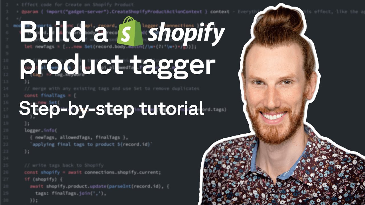 Build a product tagger app for Shopify - YouTube