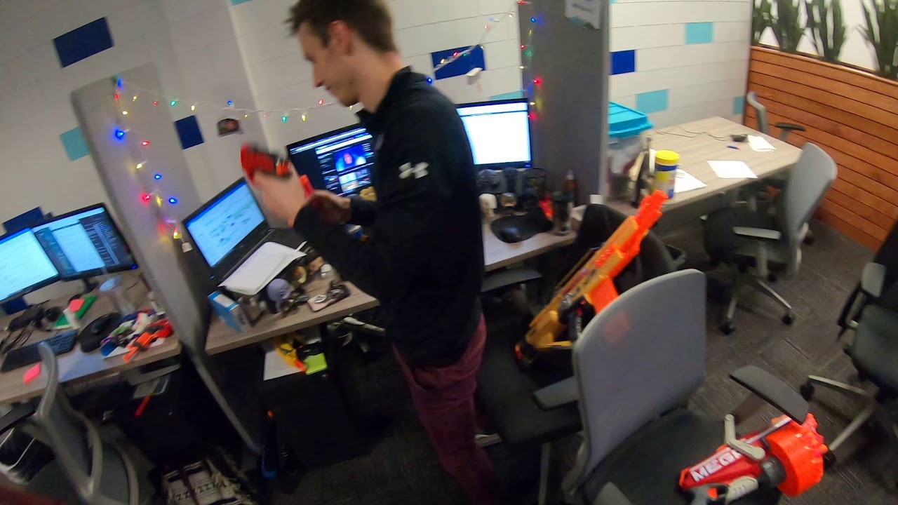 Nerf attack - YouTube