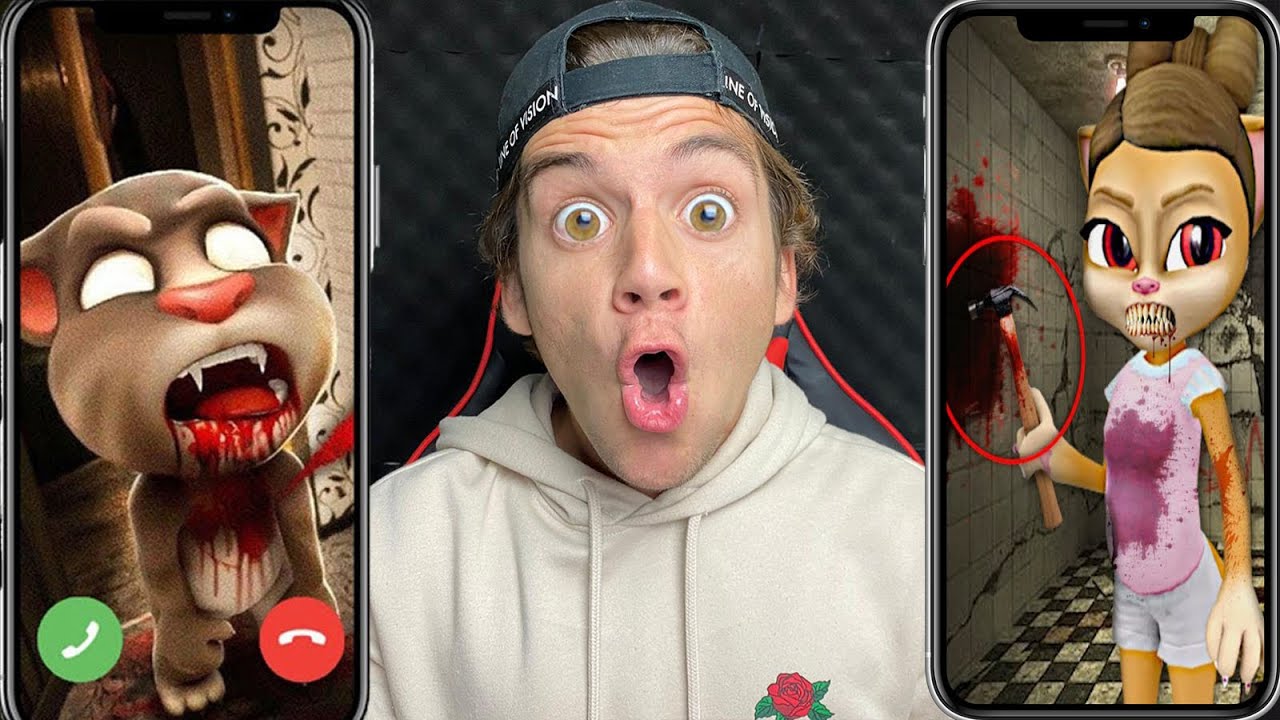 GECE 3'te MY TALKİNG TOM VE TALKİNG EMMA İLE AYNI ANDA KONUŞTUM ...