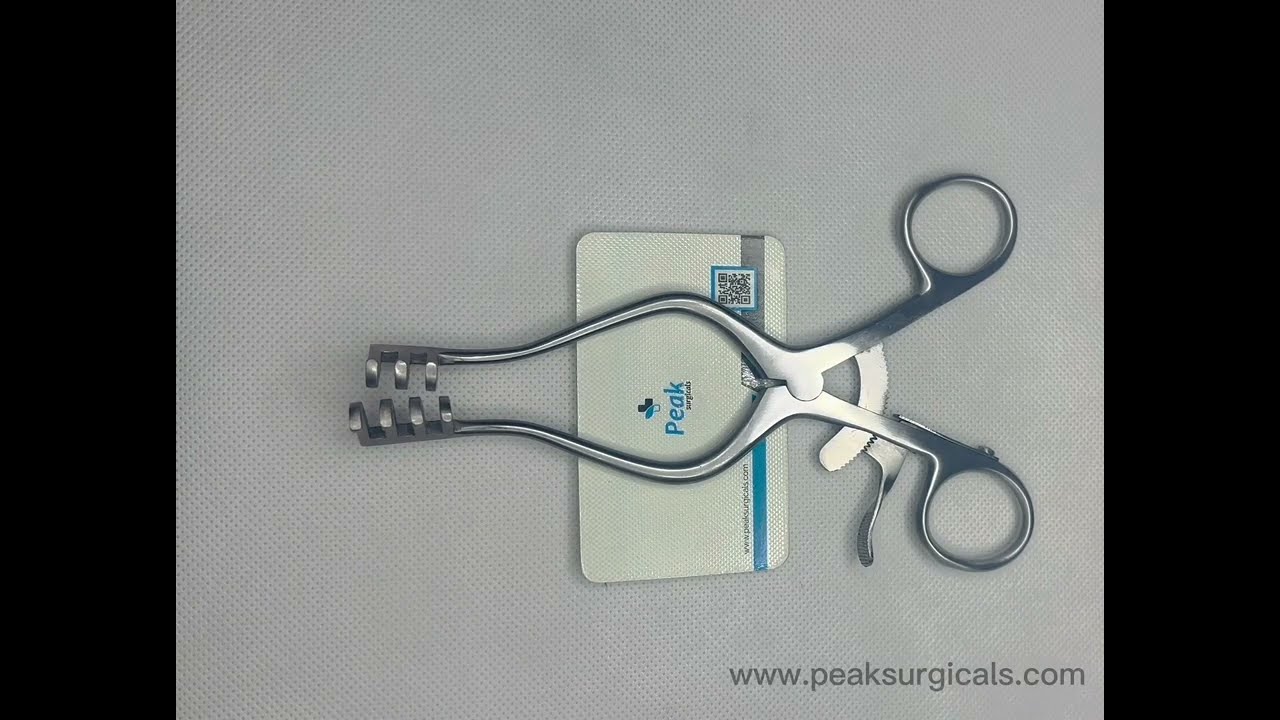Weitlaner Retractors Sharp - Peak Surgicals - YouTube