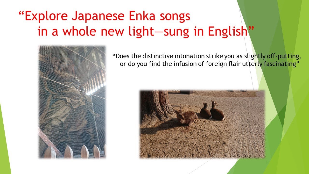 Let's sing a Japanese Enka song in English. - YouTube