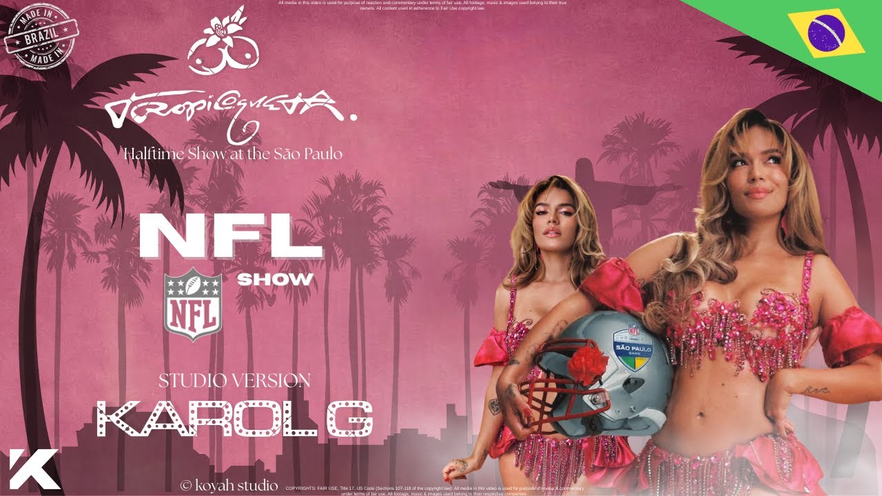 KAROL G - Halftime Show at the São Paulo Game | NFL SHOW (studio version) - YouTube
