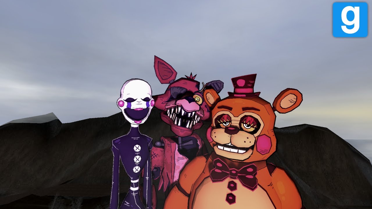 GMOD FNAF | Retro FNAF 2 On a Bridge - YouTube