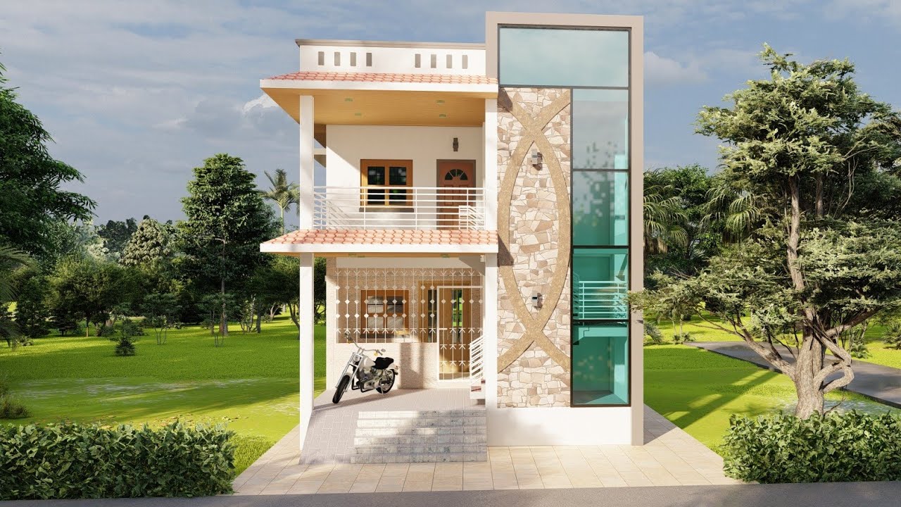 4 marla house, small house design, village house plan, ghar ka naqsha ...