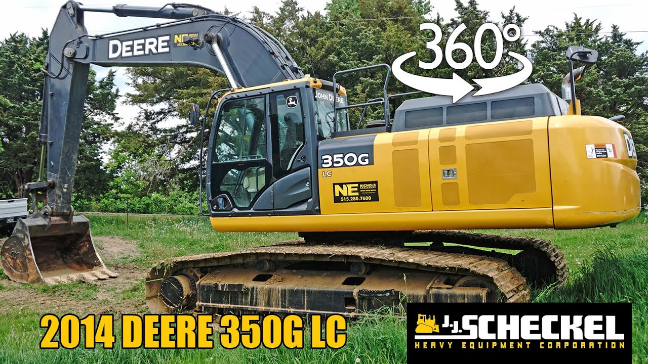2014 Deere 350G LC, Excavator 360 - YouTube