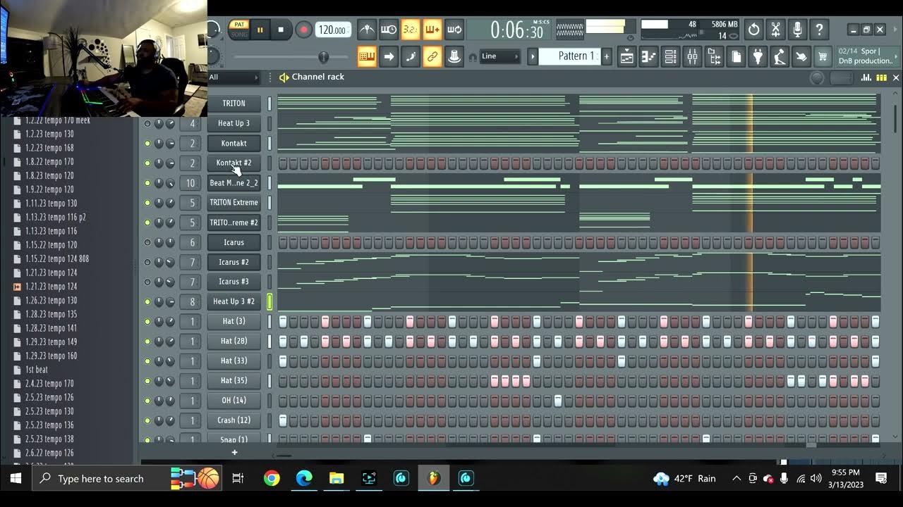 RnB type beat using Native Instruments Kontakt Electric Vintage Guitar - YouTube
