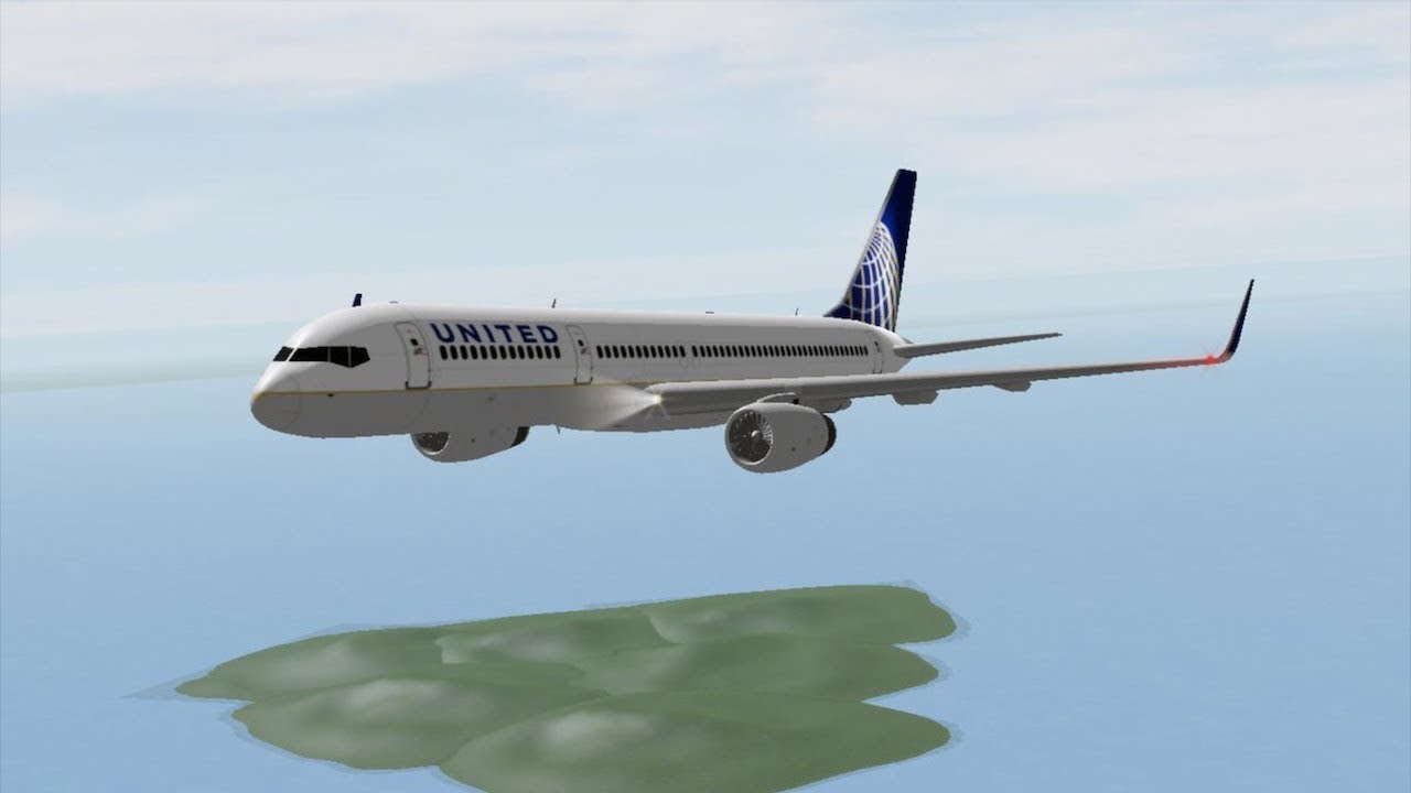 Roblox: FLIGHTLINE - United Airlines B757 Flight - YouTube