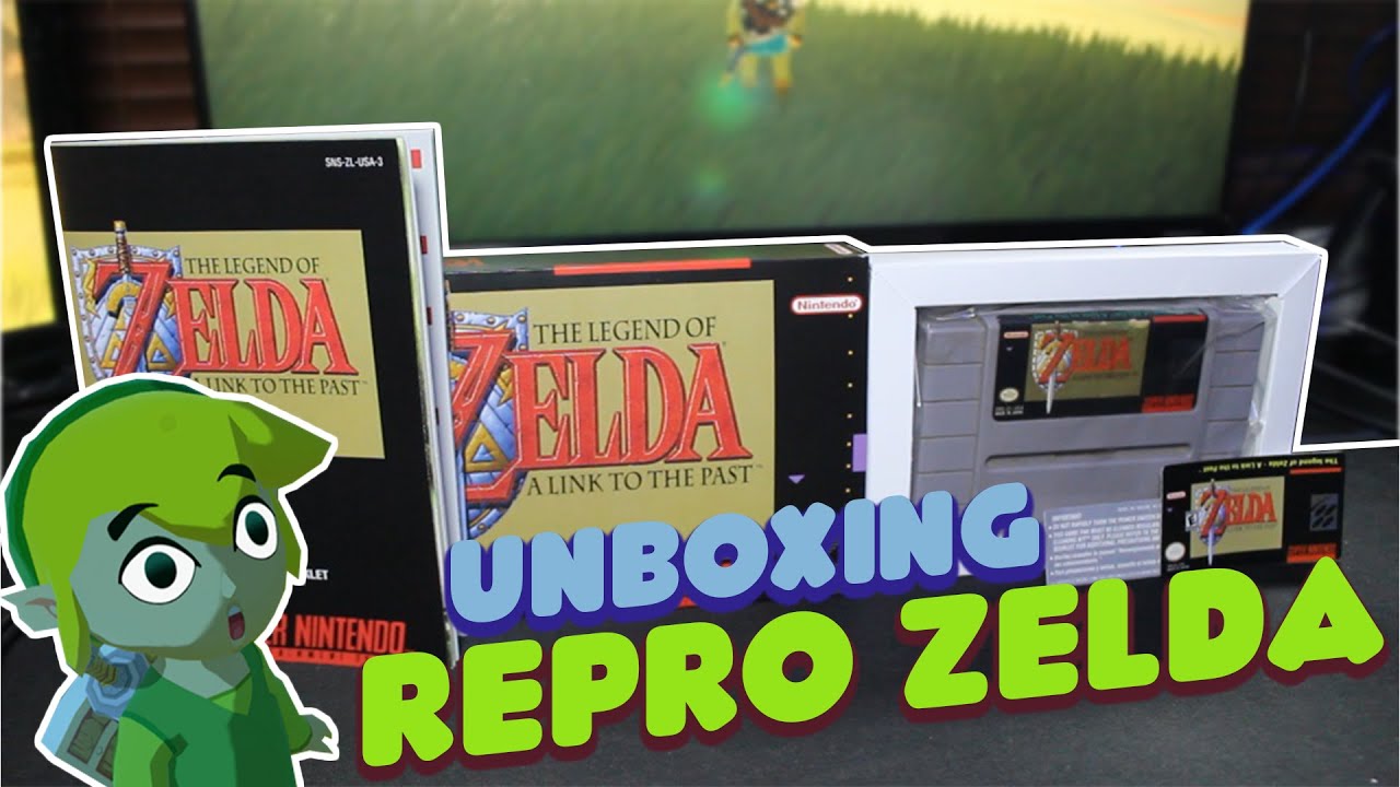 UNBOXING de CAJA y MANUAL REPRO de ZELDA de SNES | ¿VALEN LA PENA ...