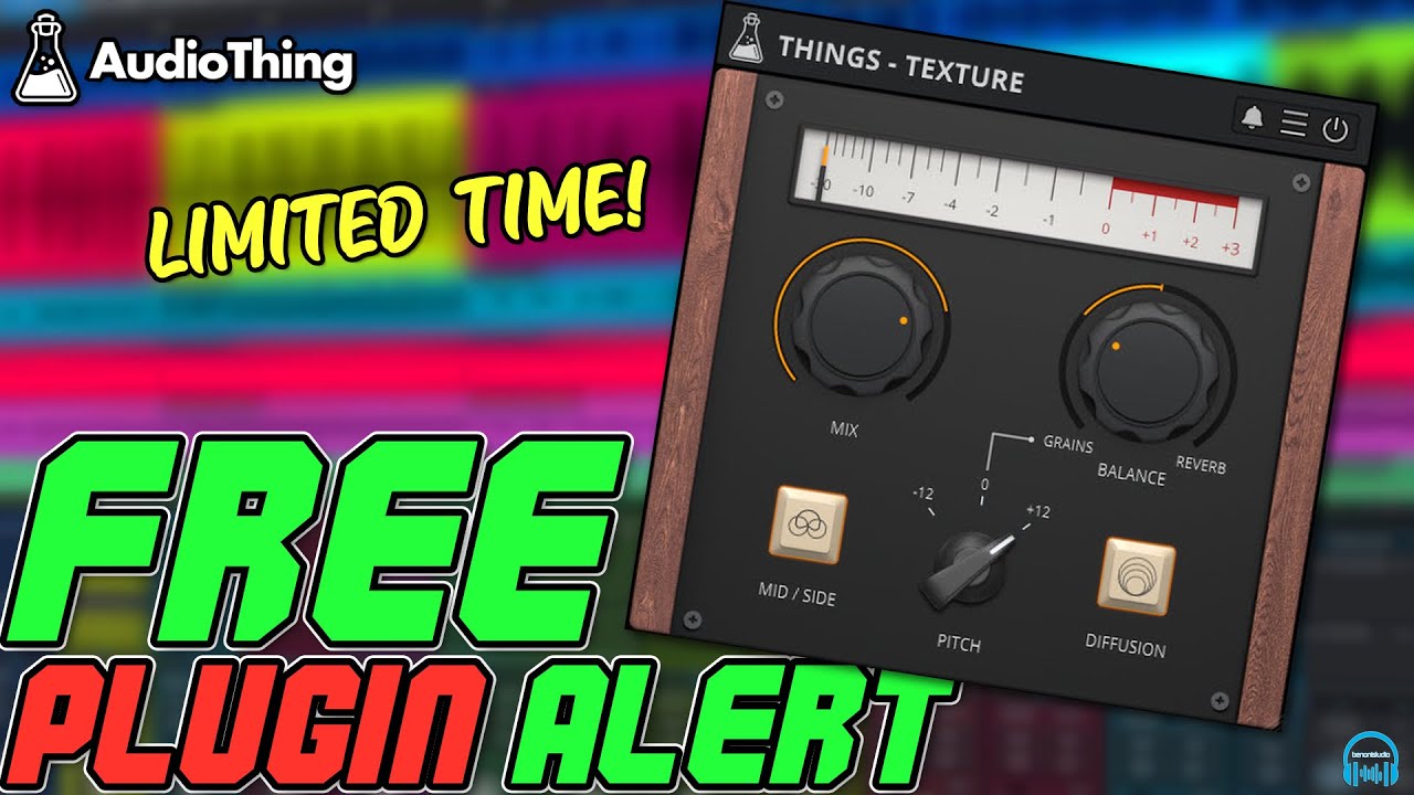 FREE PLUGIN ALERT - AudioThing THINGS - TEXTURE Granular Reverb - YouTube