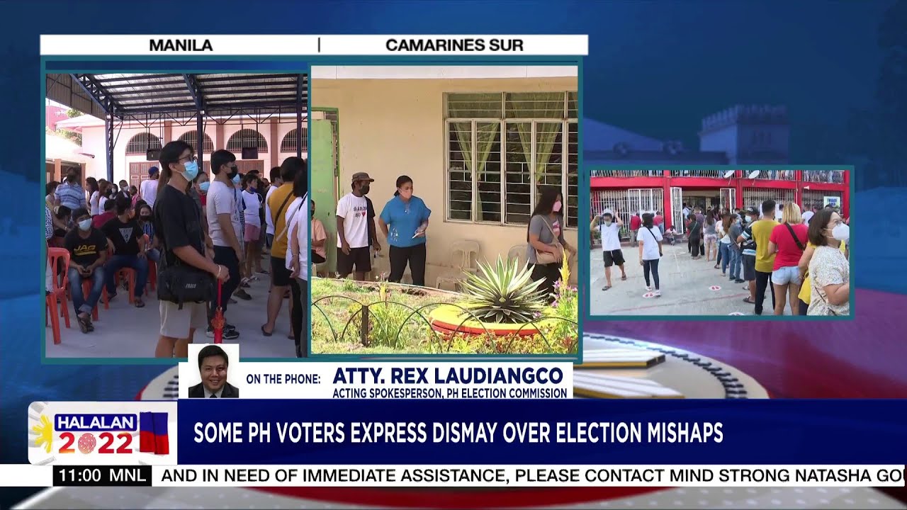 Comelec: Vote-Counting Machine breakdowns being addressed | ANC - YouTube