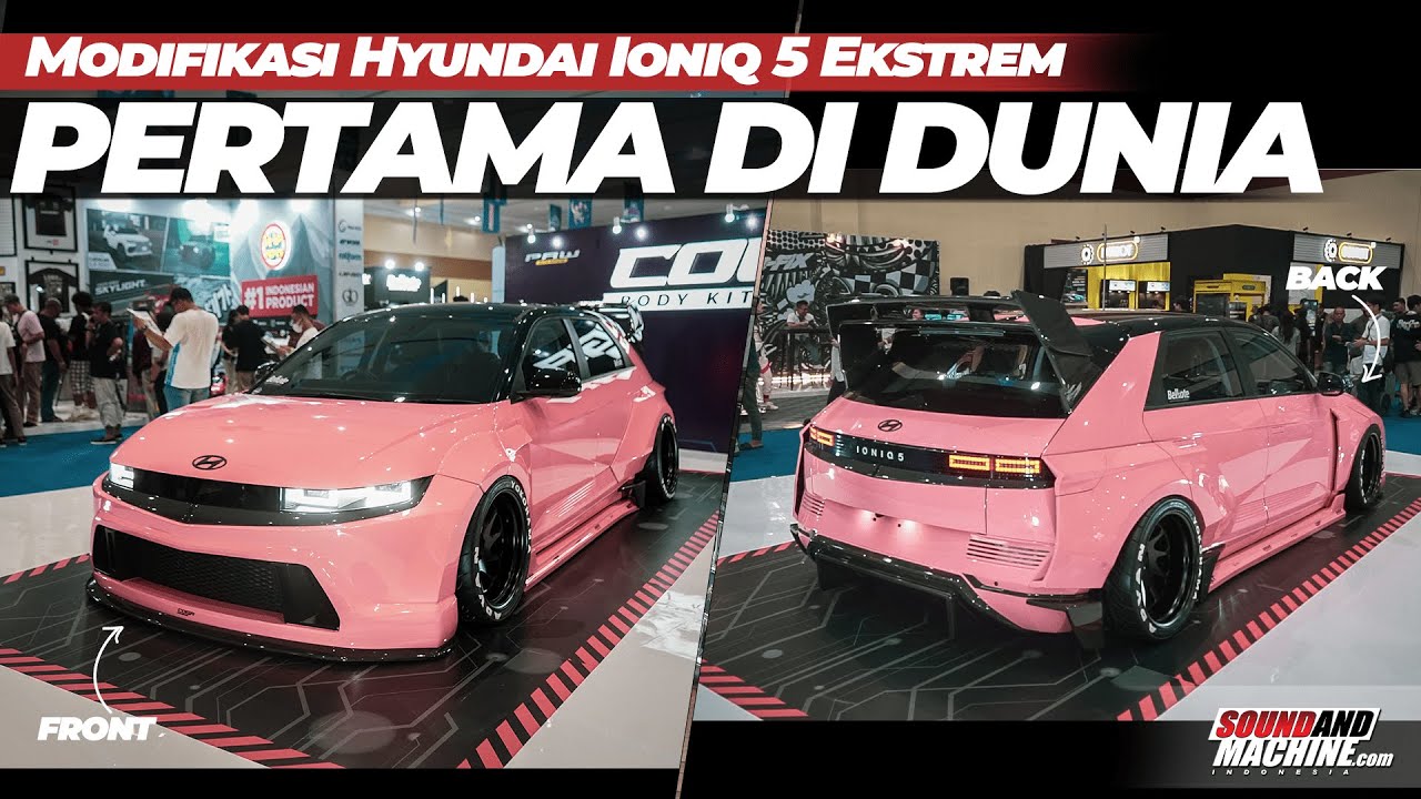 Hyundai Ioniq 5 Modifikasi Ekstrem Full Body Kit Wide Body di IMX 2023 ...