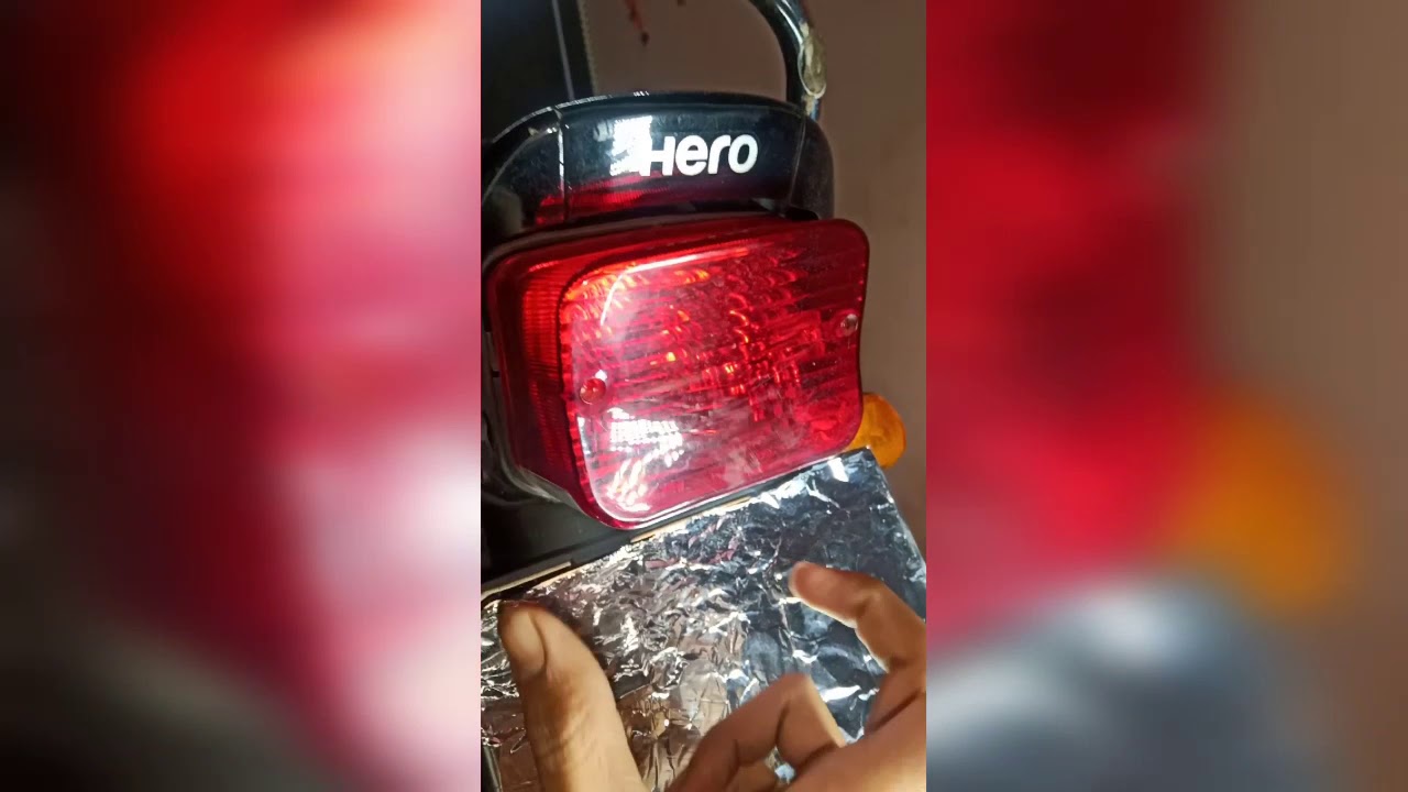 Splendor back light bulb change - YouTube