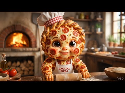Baby Pizza Chef Cooks Perfect Pizza 🍕 | ASMR Cooking Video 