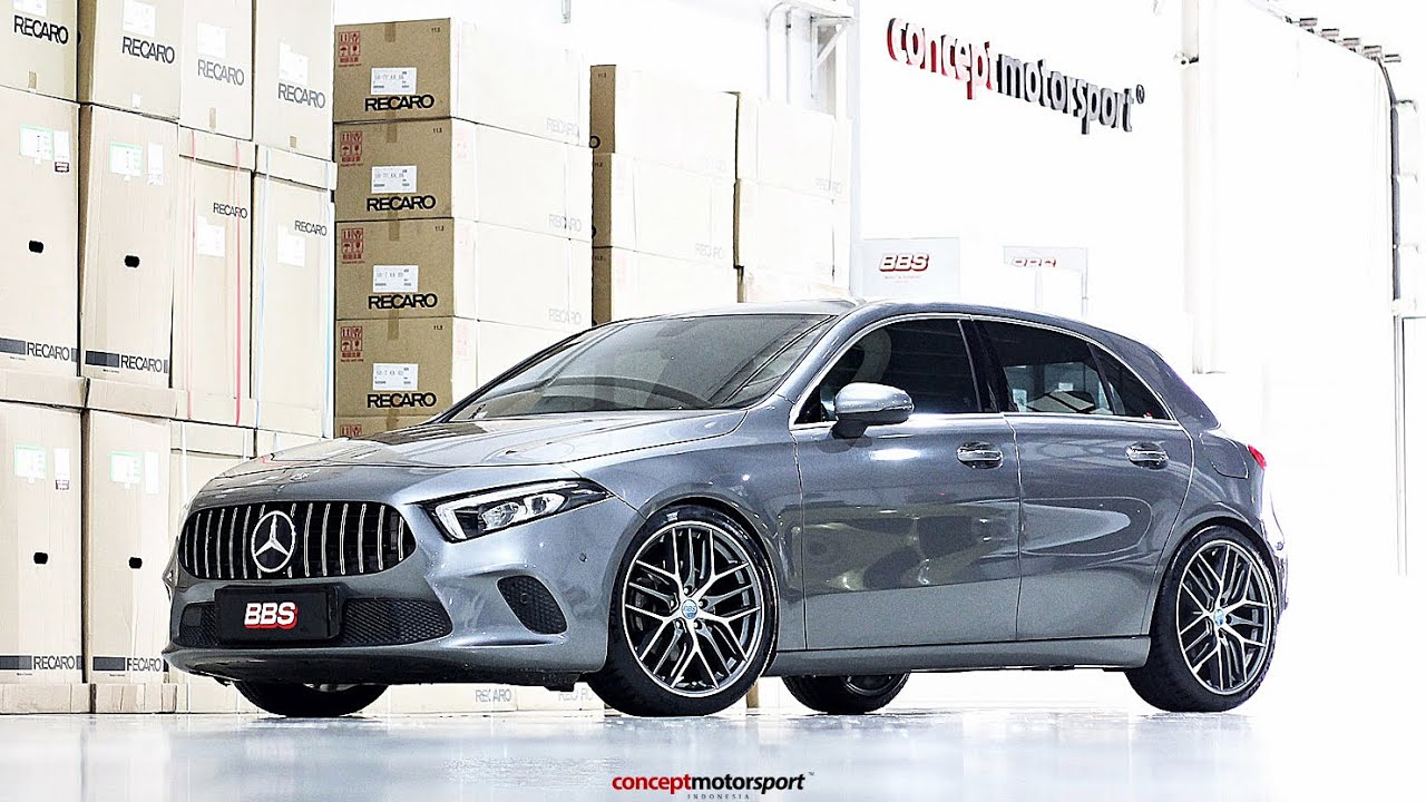 Mercedes-Benz A200 with BBS CCR - YouTube