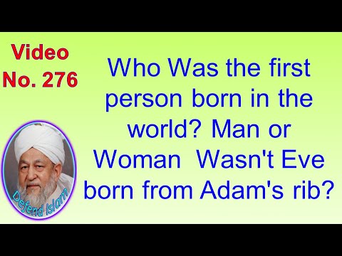 Who Was the first person born in the world? Man or Woman Wasn't Eve ...