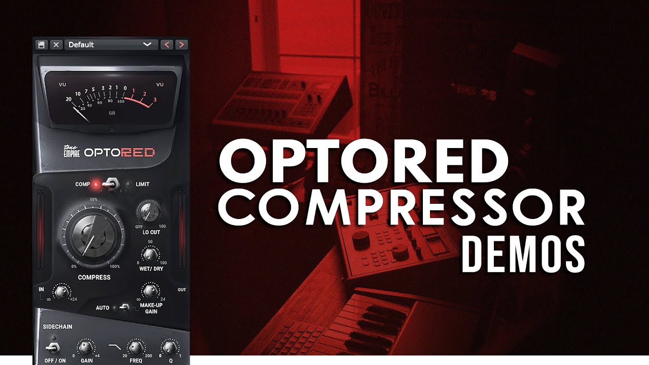 OptoRed - Optical Compressor Plugin ( AU VST AAX ) - YouTube