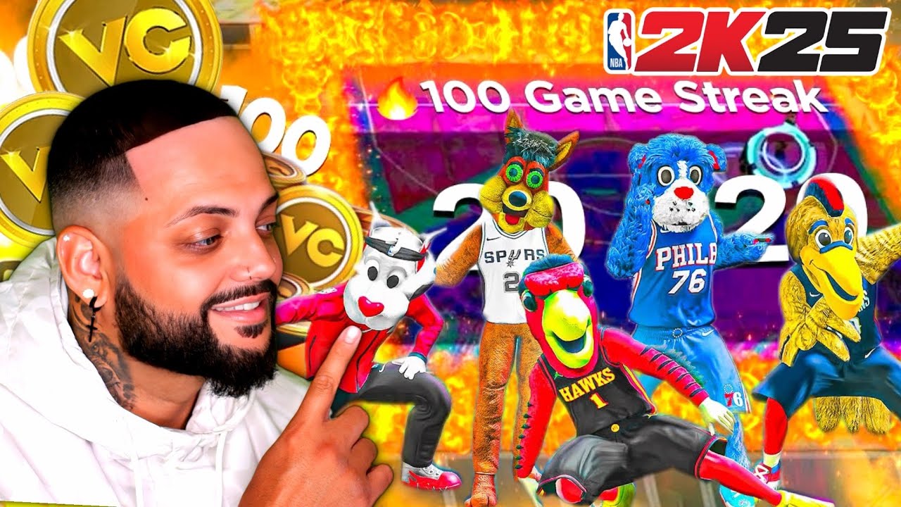 WINNING a GAME with EVERY MASCOT in NBA 2K25 - YouTube