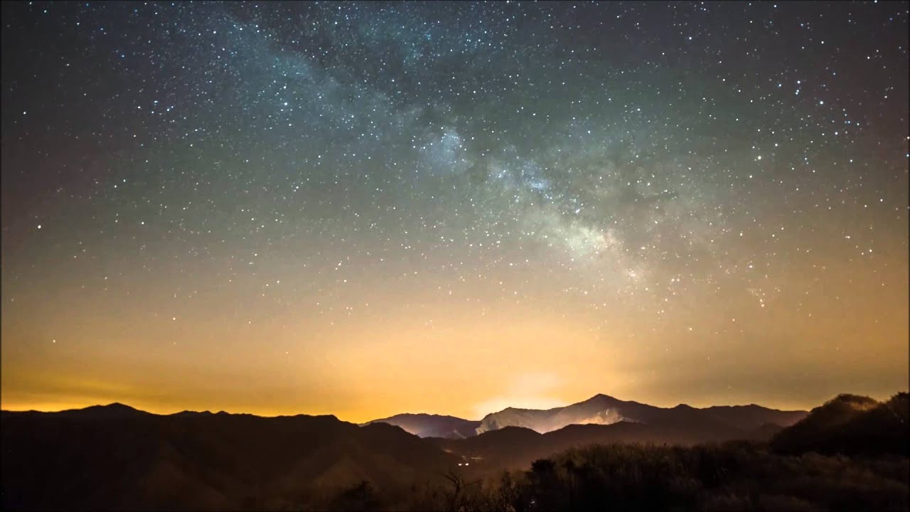 [Beautiful images] 은하수 타임랩스 - the Galaxy time lapse - YouTube
