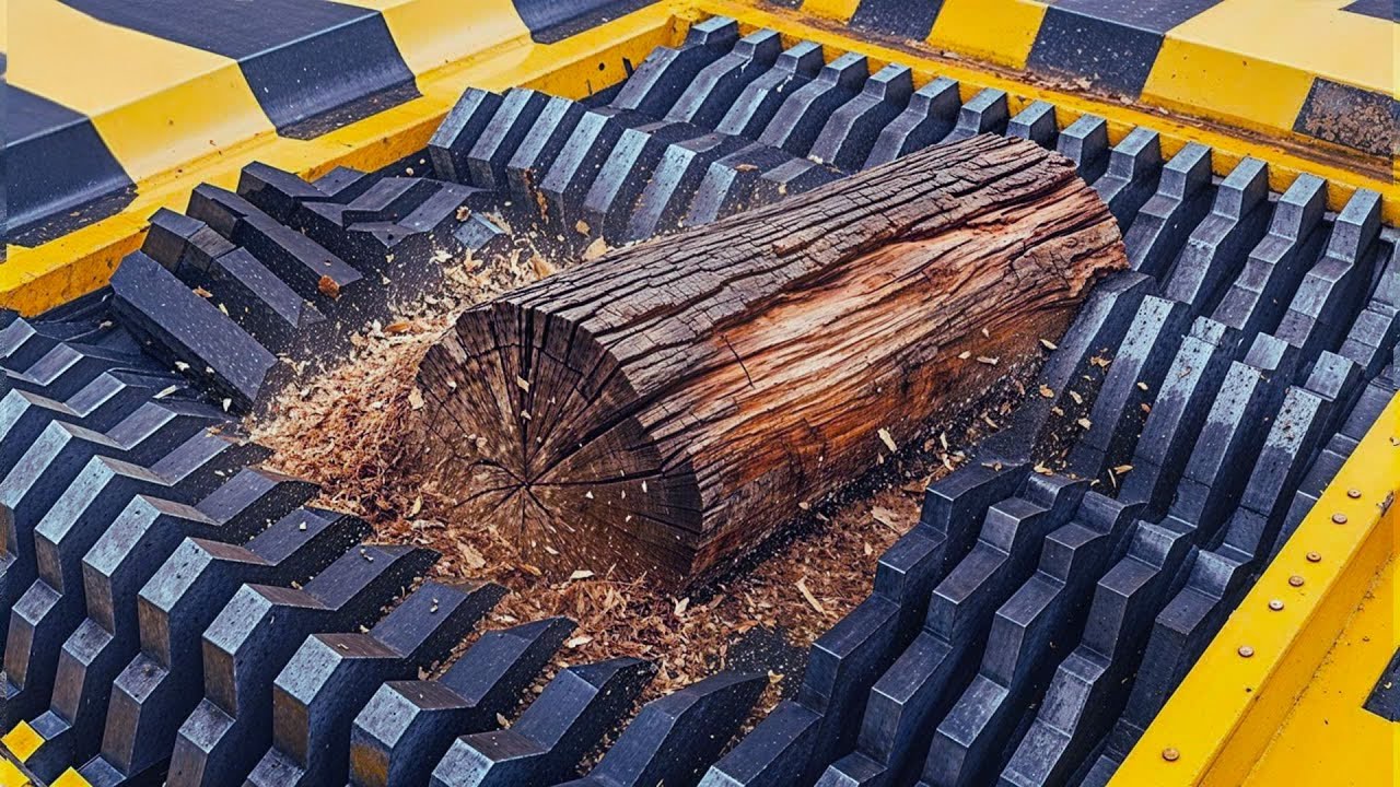 Dangerous Fastest Monster Wood Chipper In Acition | Insane Tree ...
