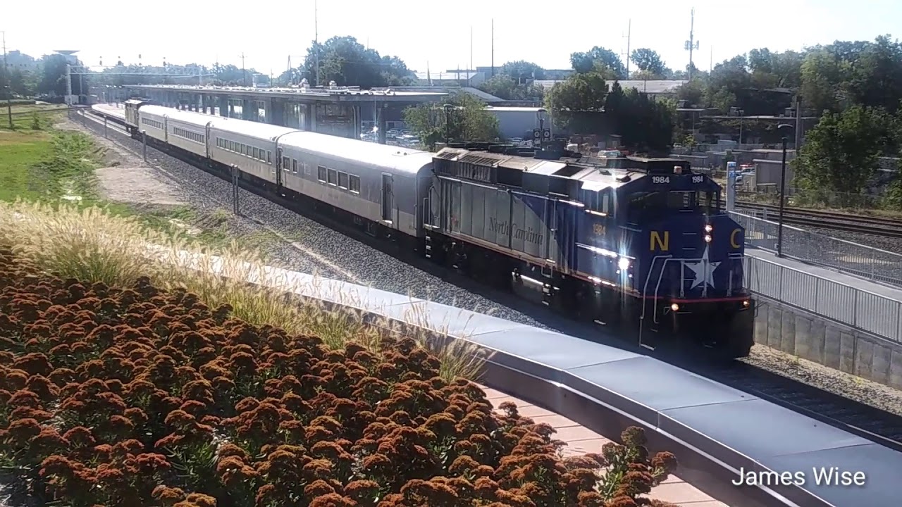 Amtrak Piedmont #75 Departing Union Station - YouTube