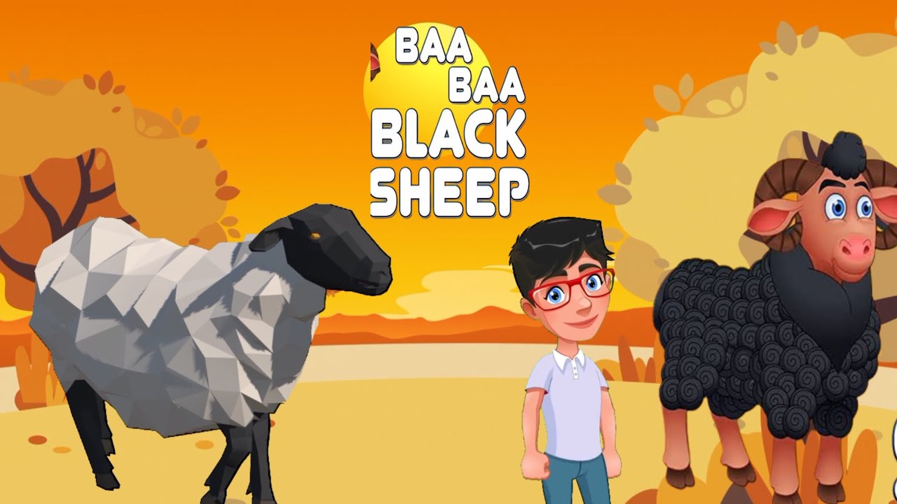 Ba ba black sheep| sheep sounds| sheep cartoon| black sheep| sheep wale ...