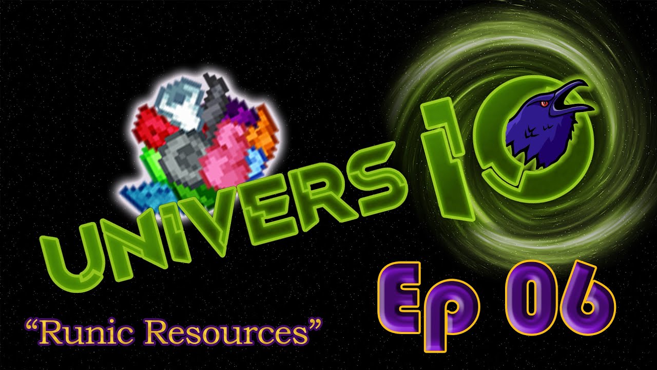 Minecraft UniversIO Ep06 "Runic Resources" - YouTube