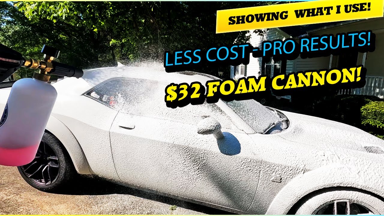 Get Your Car Show-Ready on a Budget! Car Washing Tips & Foam Cannon ...