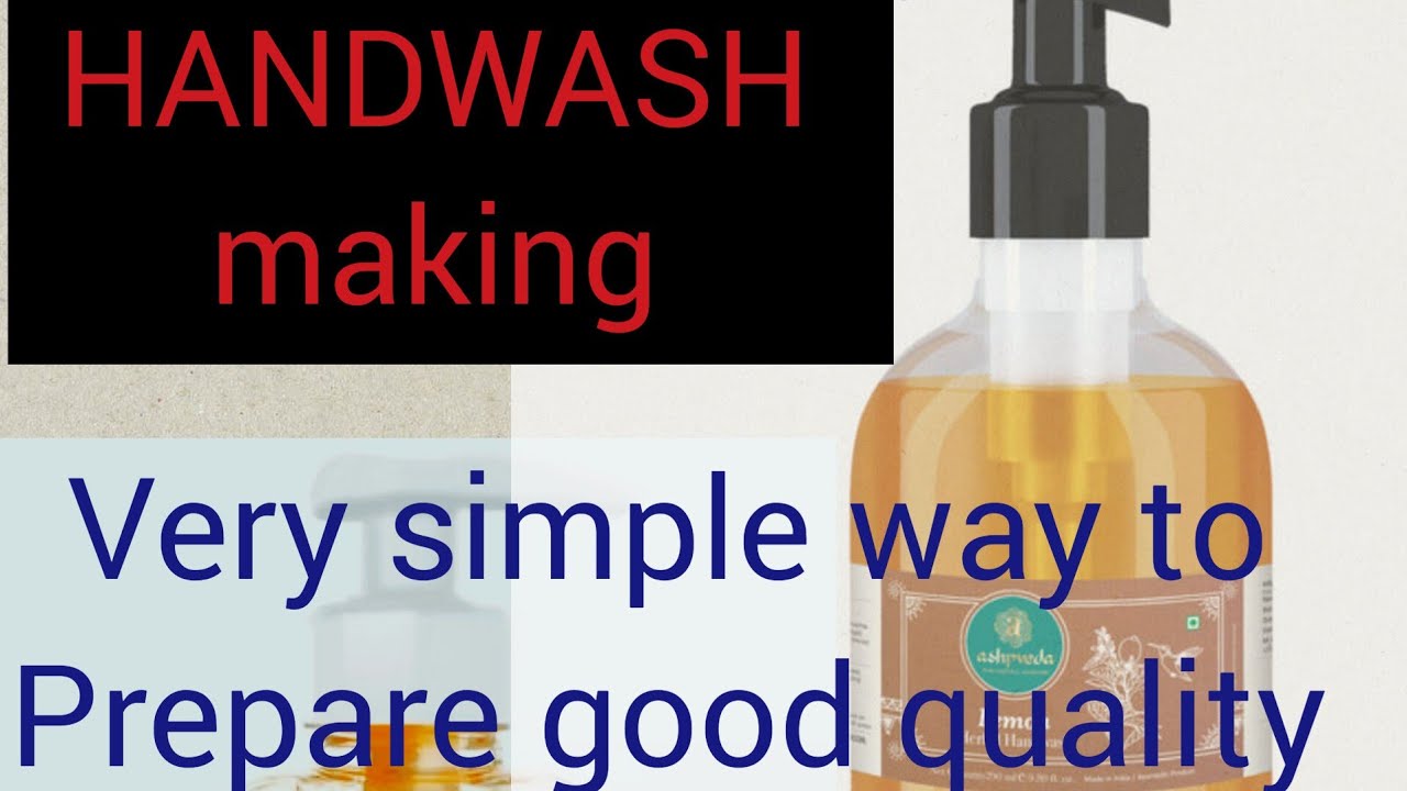 Handwash making at home - YouTube