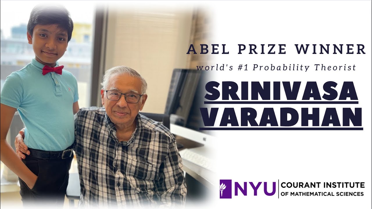 Abel Prize Winner Srinivasa Varadhan - YouTube