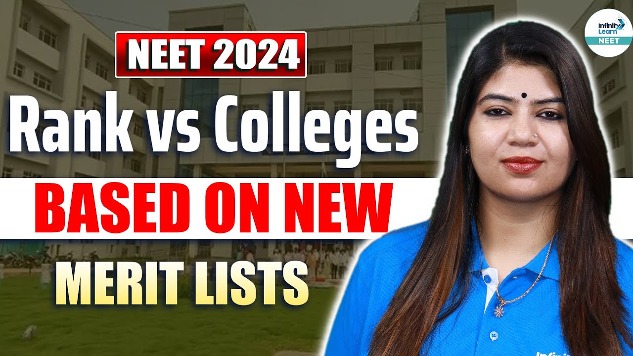 NEET 2024 || NEET Marks vs Colleges Based on New Merit Lists || # ...
