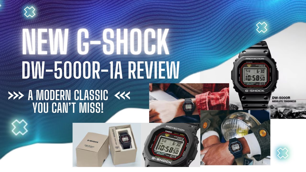 G-Shock DW-5000R-1A Review: A Modern Classic You Can’t Miss! - YouTube