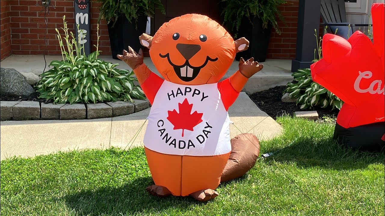 New for 2024 4ft Gemmy canada day beaver inflatable #canadiantire # ...