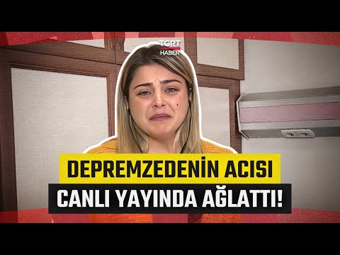 Canlı Yayında Gözyaşlarına Boğuldu! Depremzedenin Acısı TGRT Haber Muhabirini Ağlattı