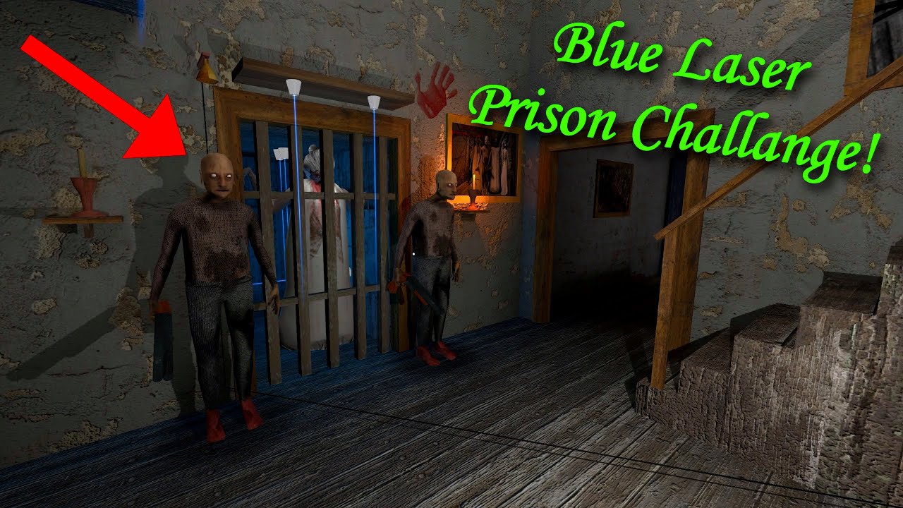 Escaping Granny’s LASER Prison Guards! - YouTube