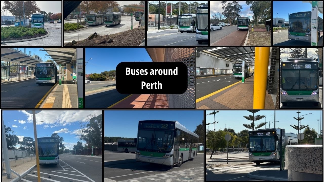 Buses around Perth - YouTube
